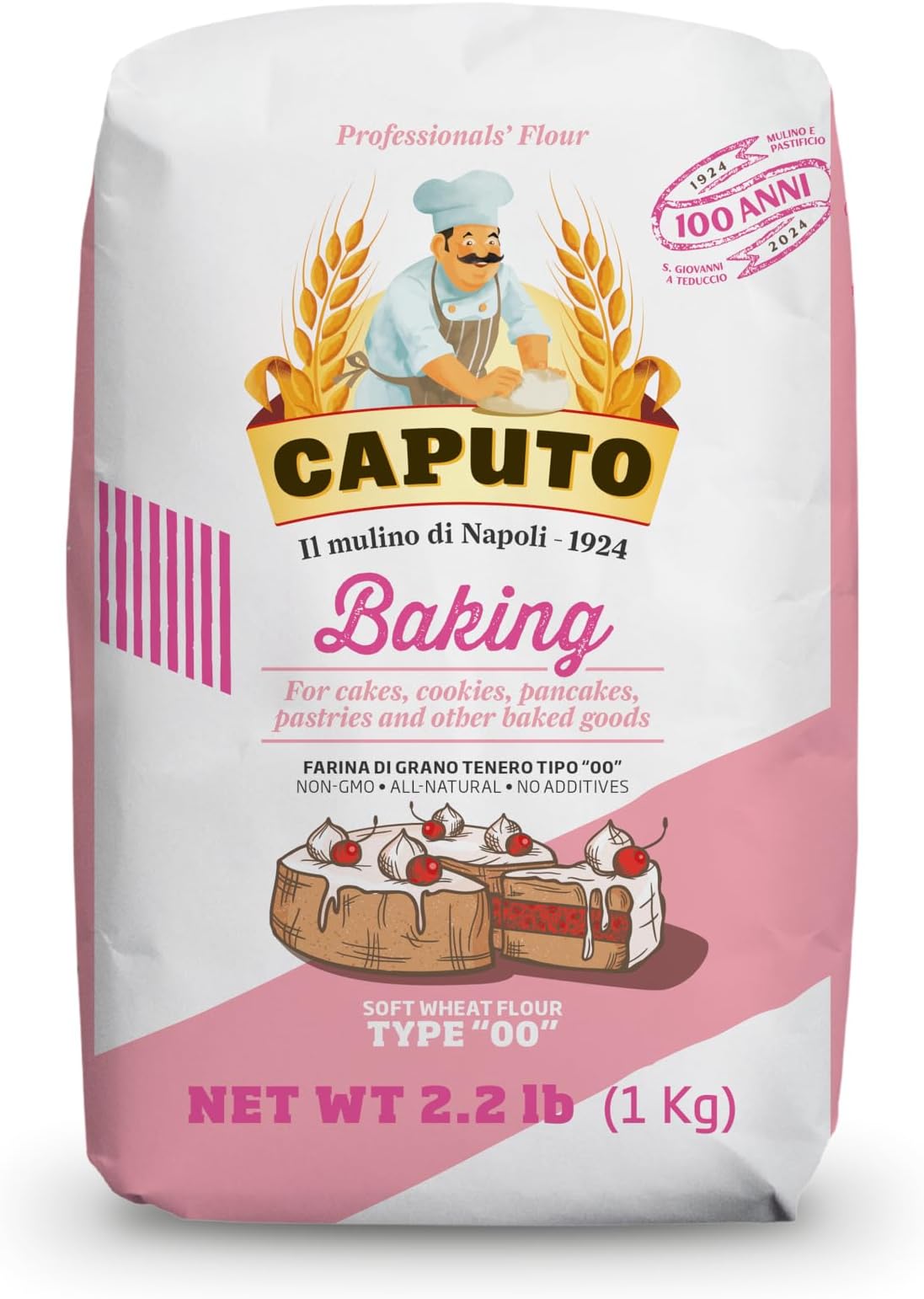 Amazon.com : Antimo Caputo Baking (Pasticceria Pastry) 00 Flour 2.2 ...