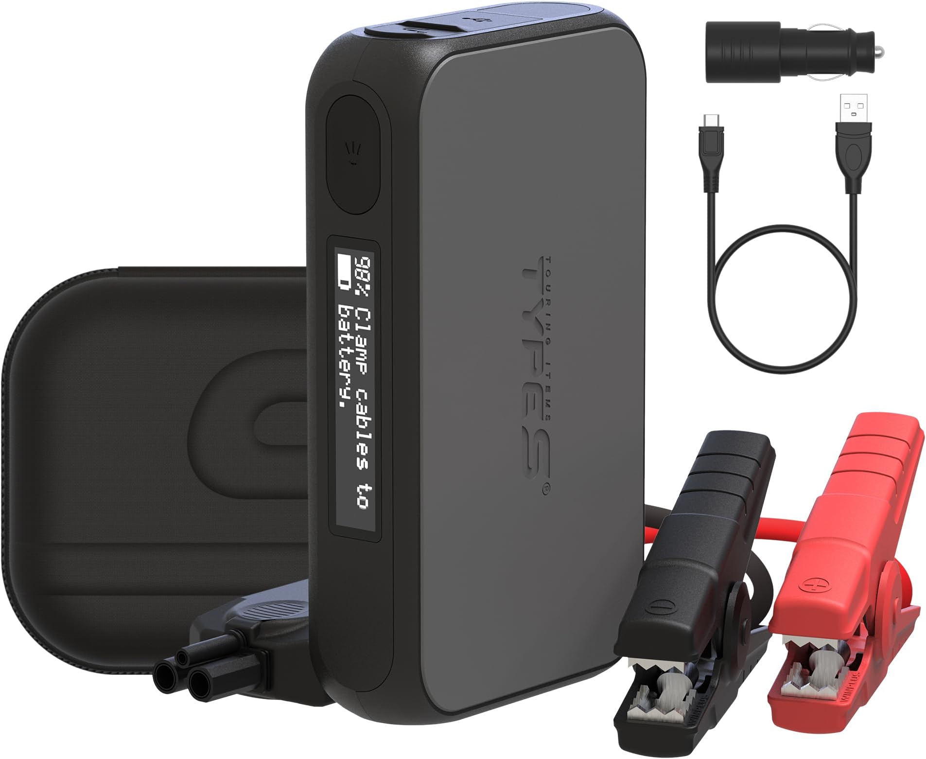 Amazon.com: TYPE S Car Battery Jump Starter Portable Power Bank 500A ...