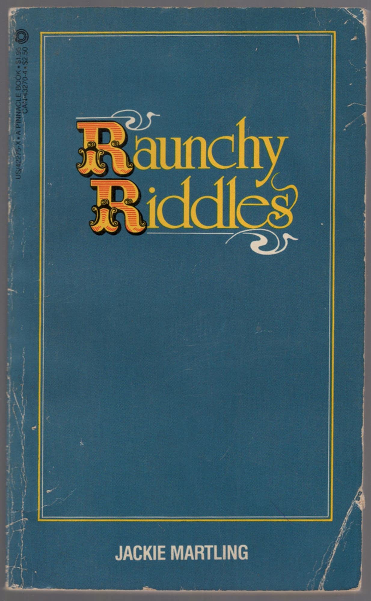 Jackie the Joke Man Martlings Disgustingly Dirty Joke Book: Martling ...