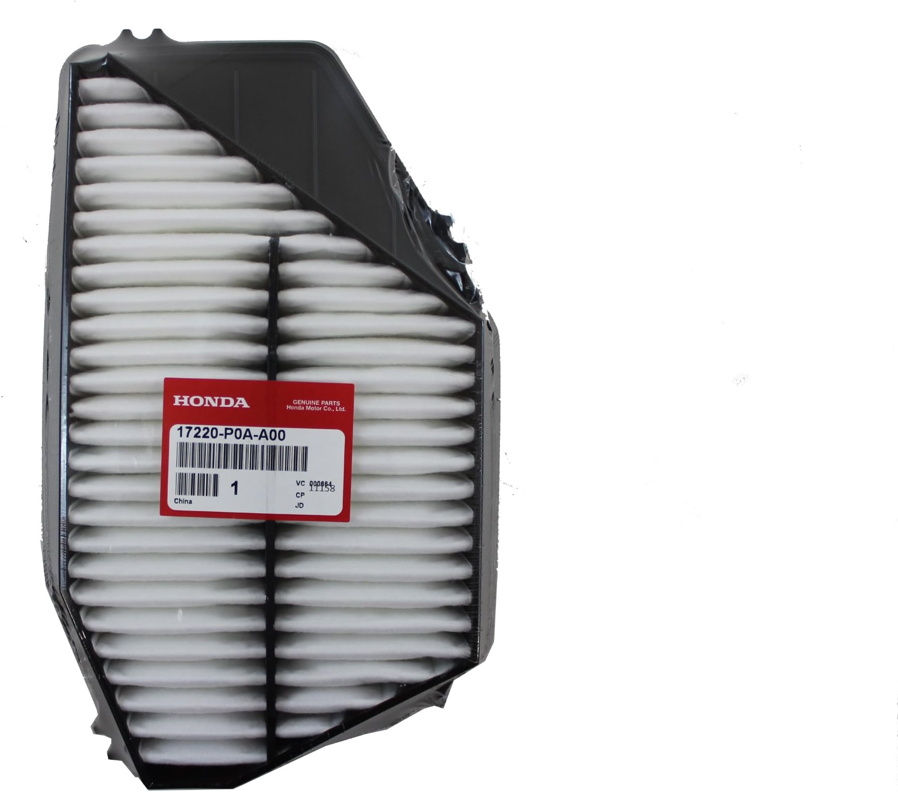 Amazon.com: Genuine Honda Parts 17220-P0A-A00 Air Filter for Honda ...