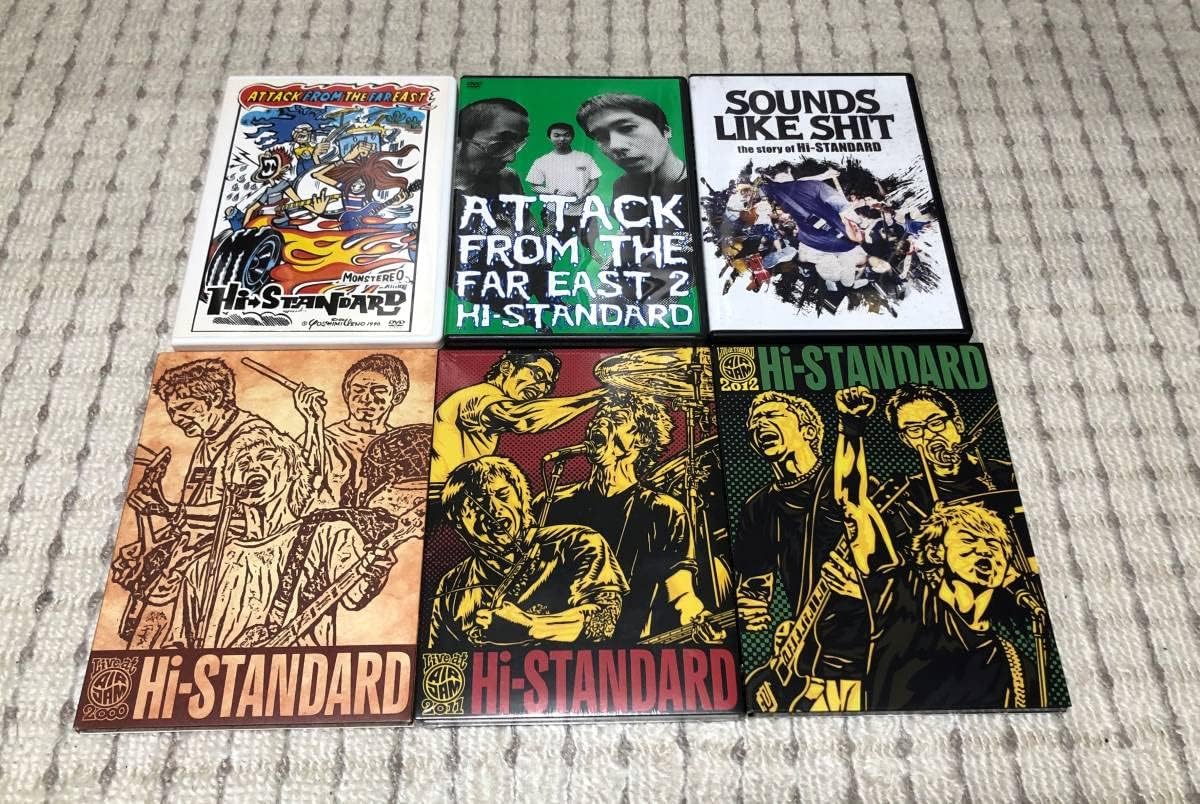 Amazon.co.jp: Hi-STANDARD (ハイスタンダード) DVD 全6枚セット Hi-STANDARD (ハイスタンダード ...
