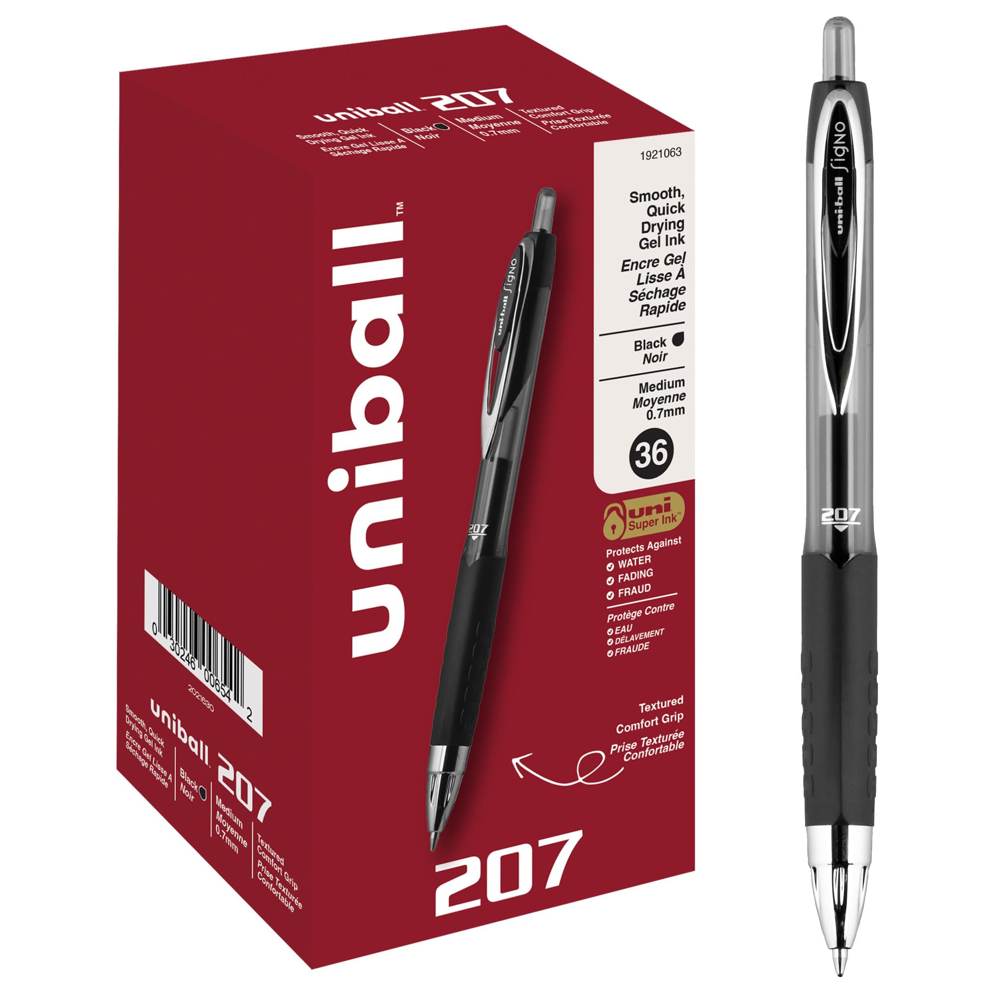 Snapklik.com : Uni-ball 207 Retractable Gel Pens, Medium Point