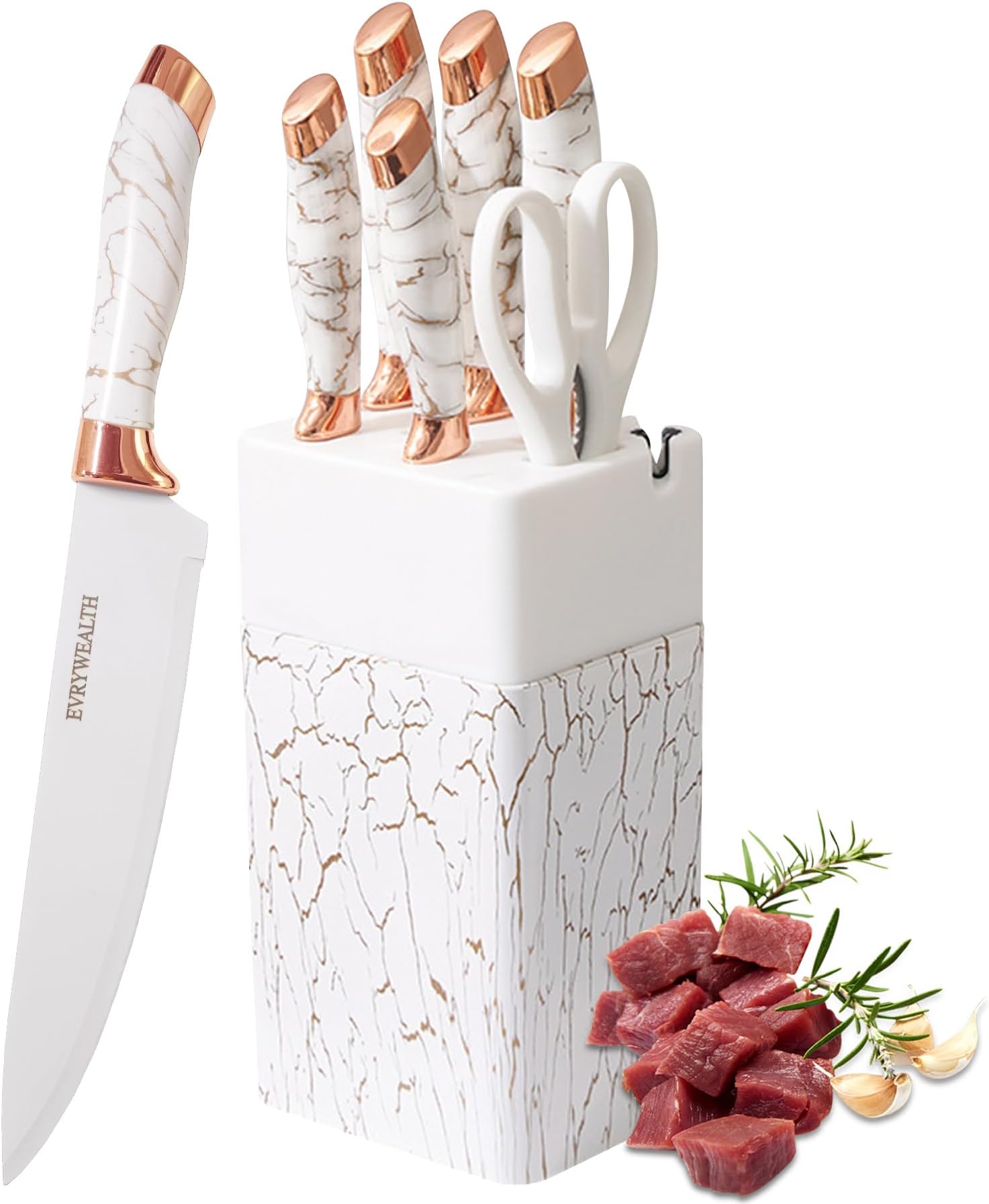 Prima 13pc Knife Set with Wooden Block 13017C : Amazon.co.uk: Home ...