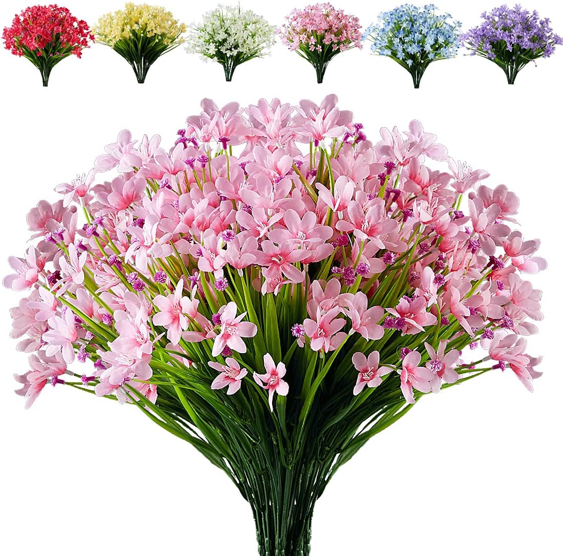 Amazon.com: JOYGAR 8 Bundles Artificial Flowers Fake Daffodils Flowers ...