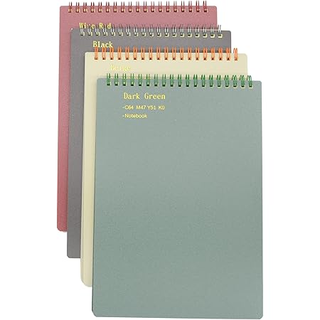 Amazon.com : Mintra Office TOP BOUND Durable Spiral Notebooks (Spring ...