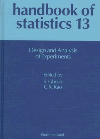 Amazon.com: Design and Analysis of Experiments (Volume 13) (Handbook of ...