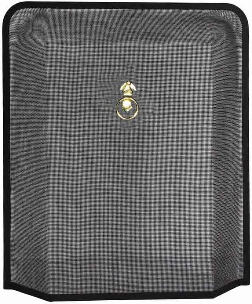 Metal Spark Guard Heavy Duty Fireguard Safety Barrier Single Screen ...