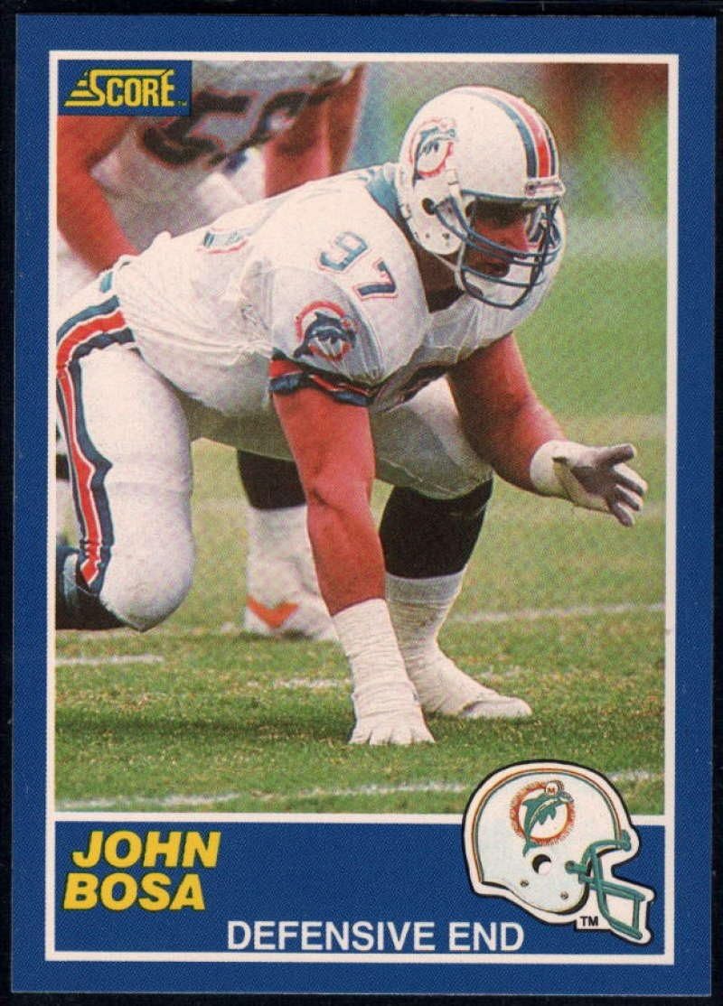 Amazon.com: Football NFL 1989 Score #44 John Bosa Dolphins ...