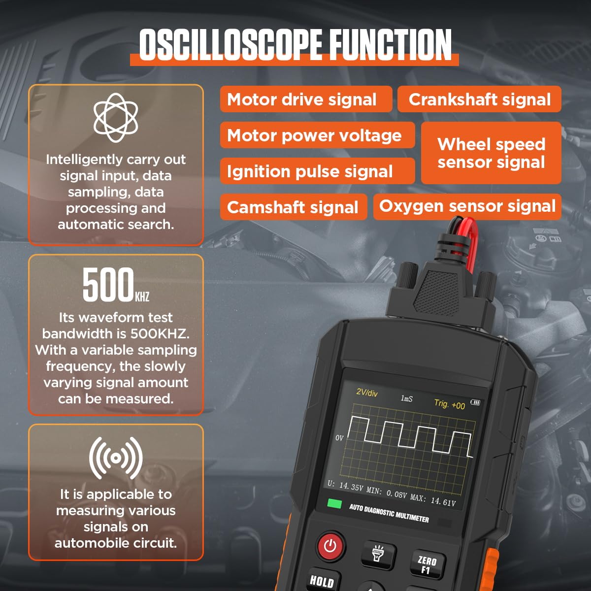 Snapklik.com : Oscilloscope Multimeter Tester Auto-Ranging TRMS Digital ...