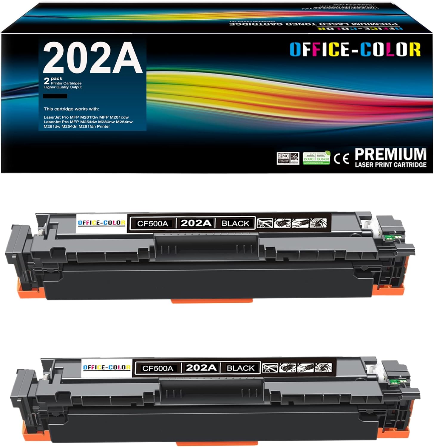 Amazon.com: 202A Black Toner Cartridge Replacement for HP 202A CF500A ...
