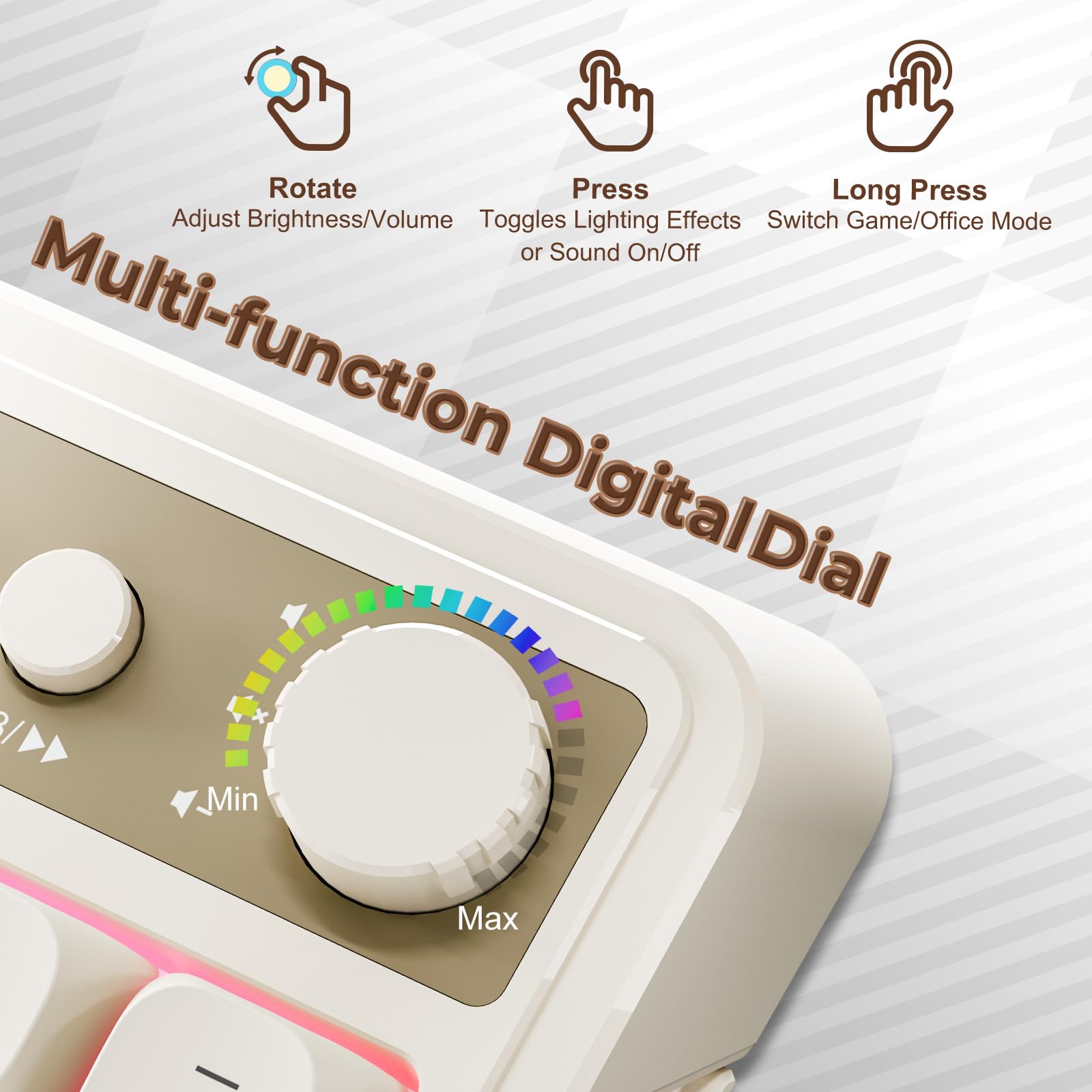 Snapklik.com : AULA 99 Keys Gaming Keyboard, Tri-Mode Bluetooth/2.4GHz ...