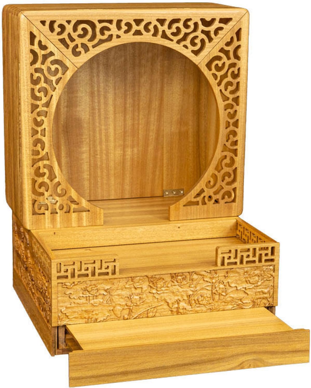 Amazon.co.jp: Buddhist Altar Shelf Stand, Portable Folding Buddha Niche ...