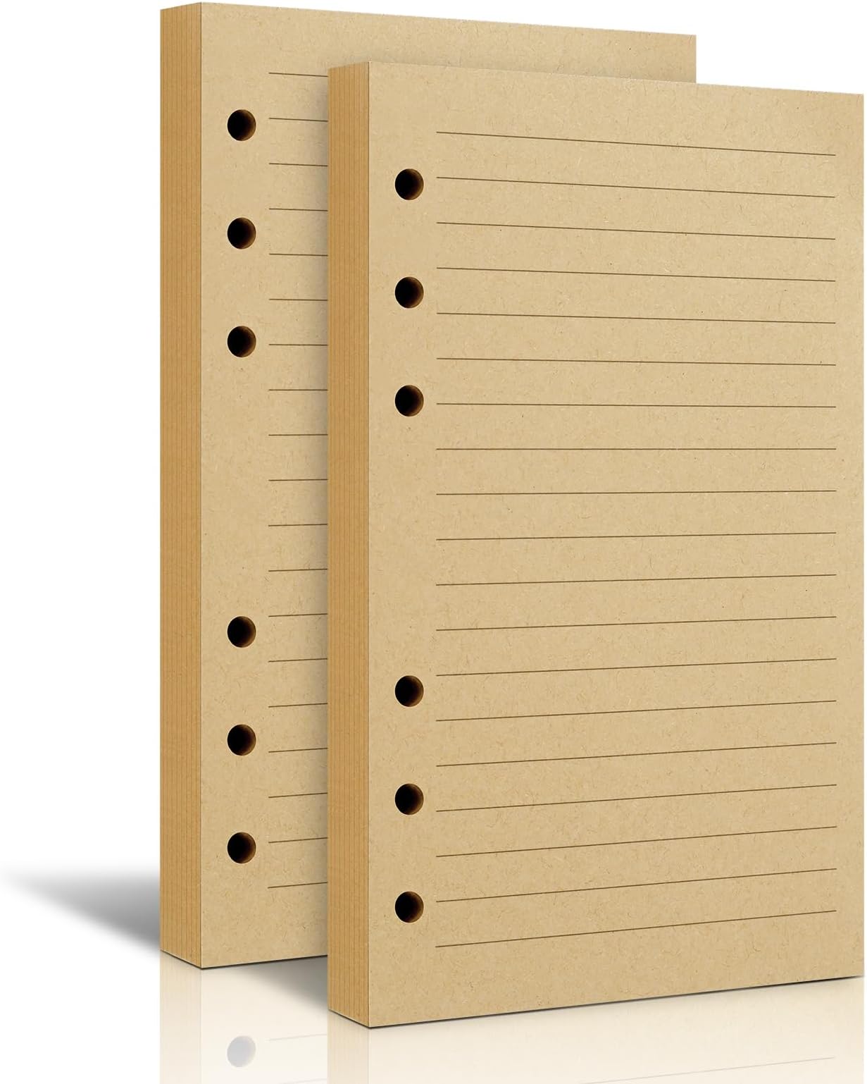 Amazon.com : 2 Packs A6 Refillable Line Paper for 6-Ring Binders ...