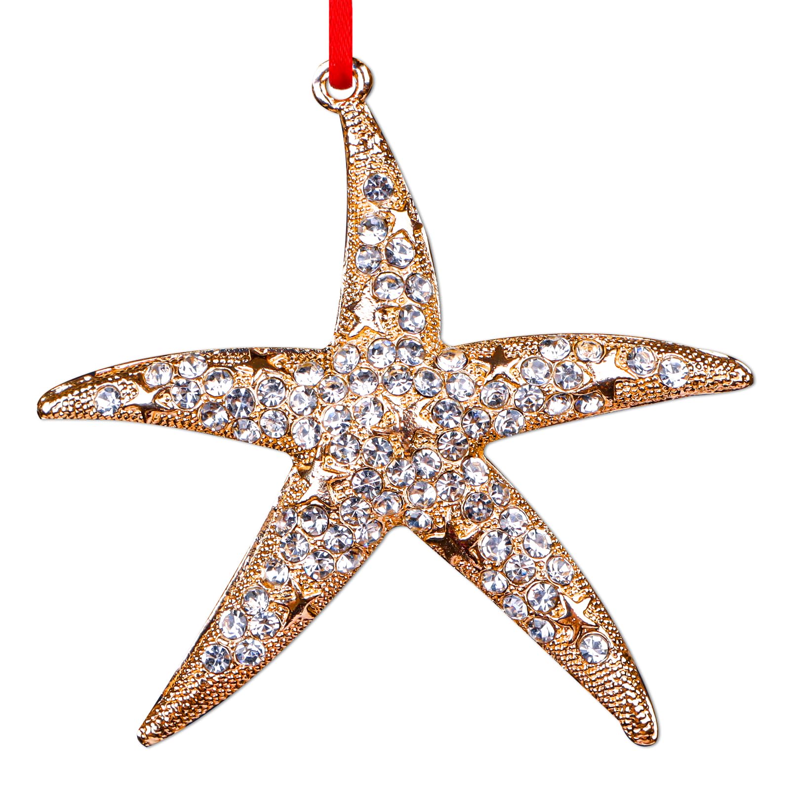 Amazon.com: D4DREAM Starfish Christmas Ornament - Metal Starfish ...