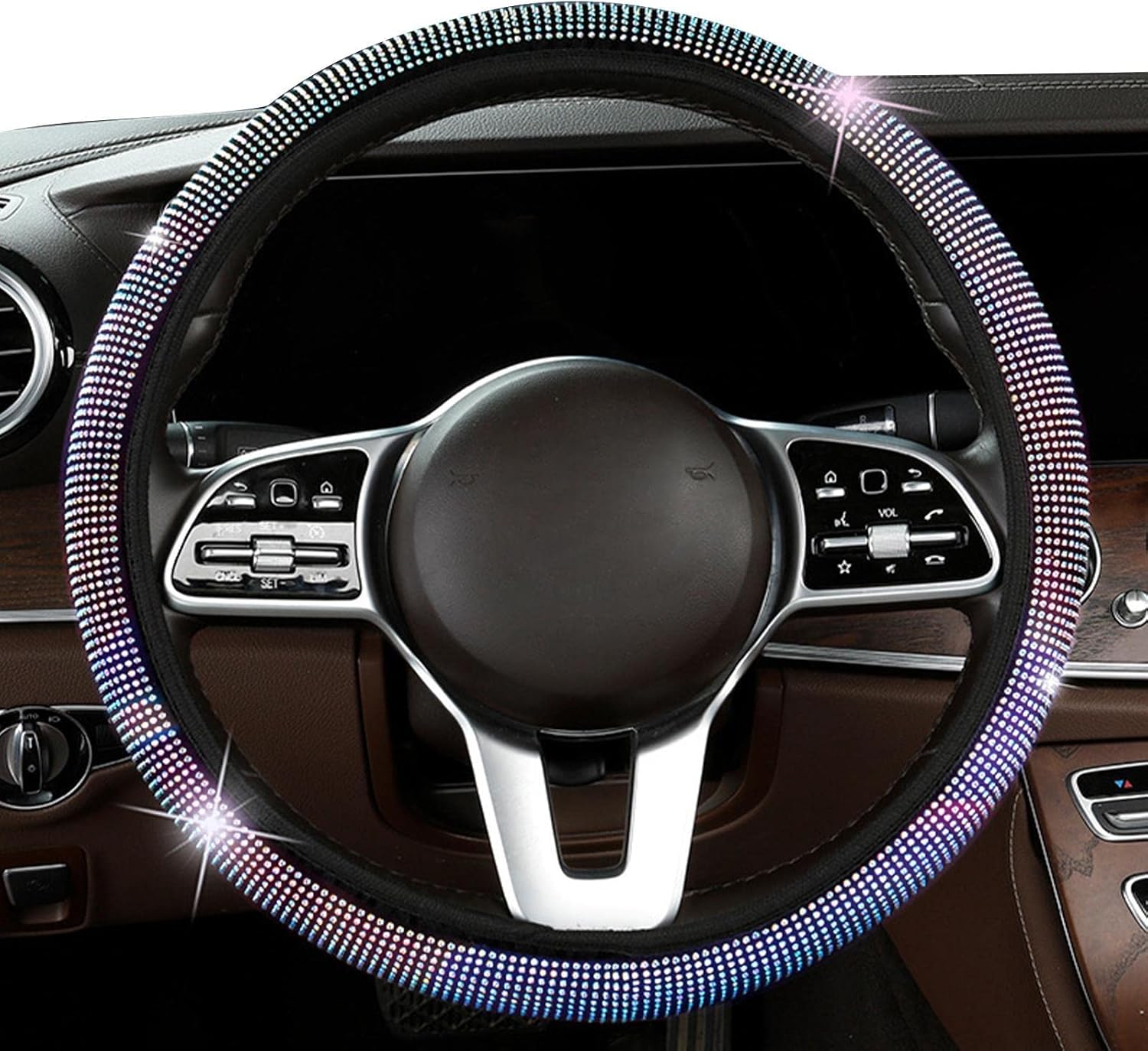 volante Diamond | volante feminina, volante brilhante, acessórios carro ...