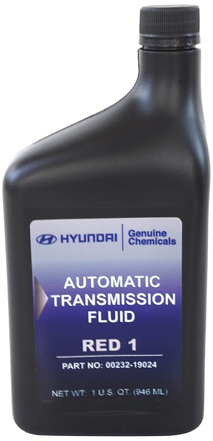 Genuine Hyundai Fluid 00232-19024 Red Automatic Transmission Fluid - 1 ...