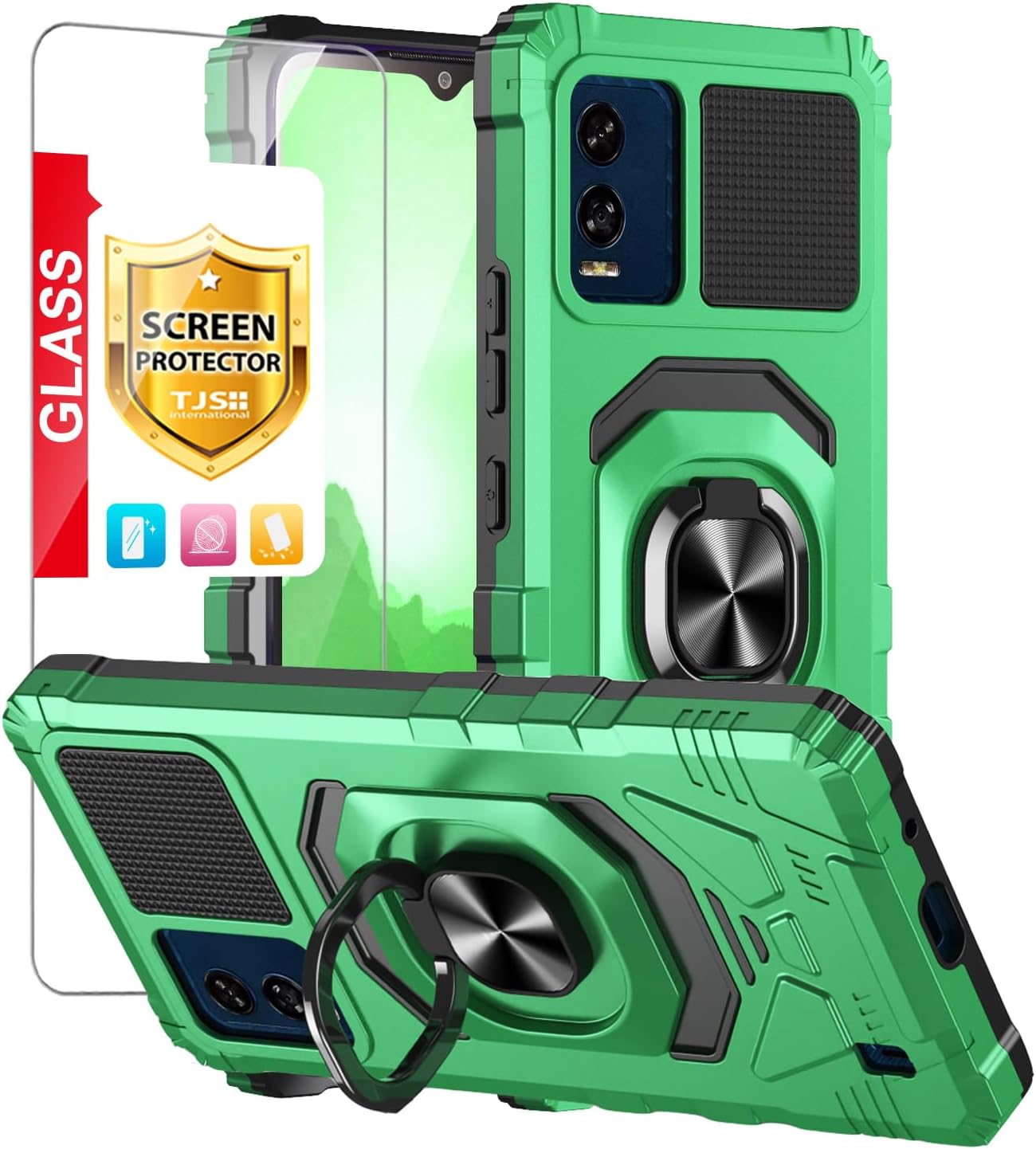 Amazon.com: TJS Compatible for BLU View Speed 5G B1550VL Case, with ...