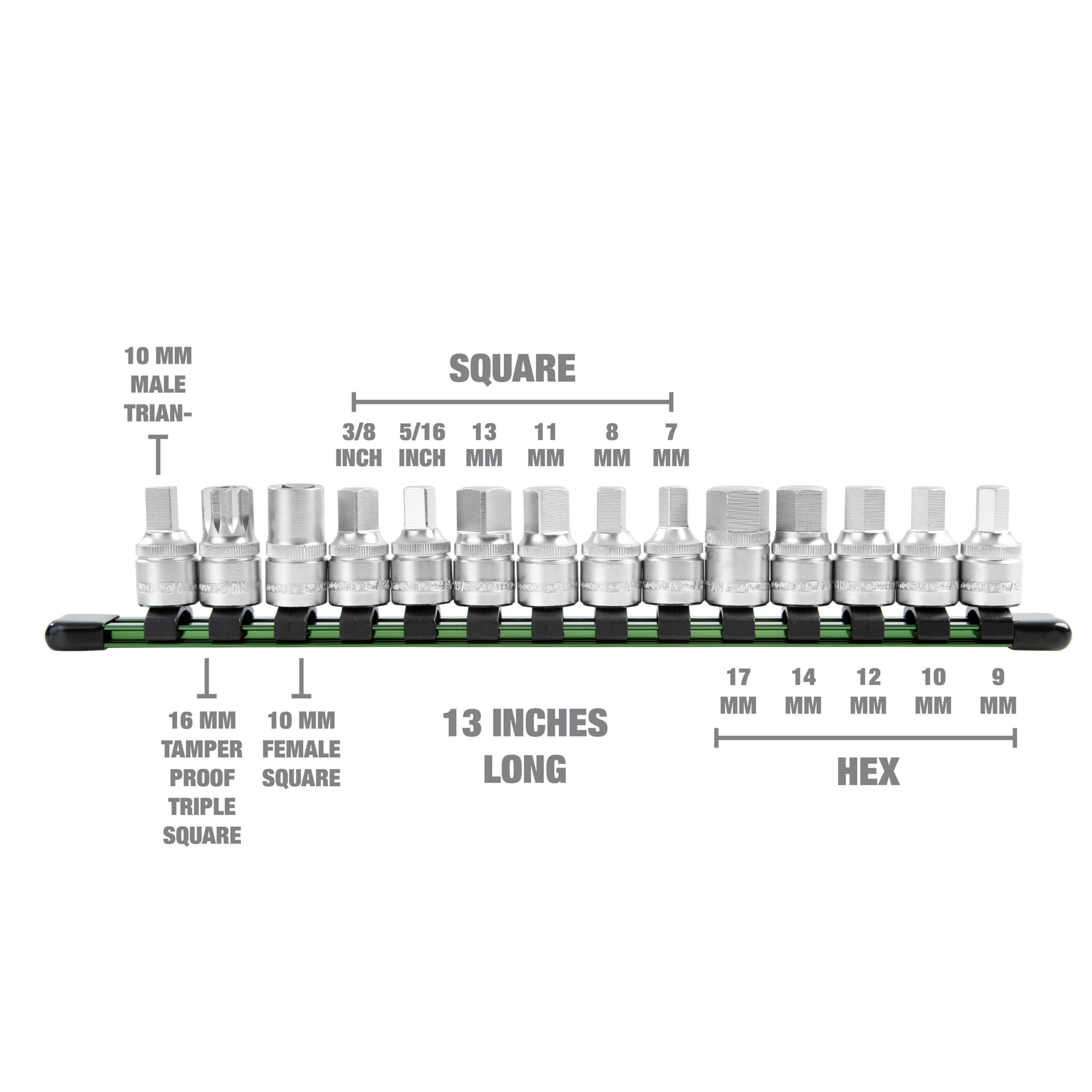 Snapklik.com : 25374 Drain Plug Socket Set, Remove Oil Drain Plugs ...