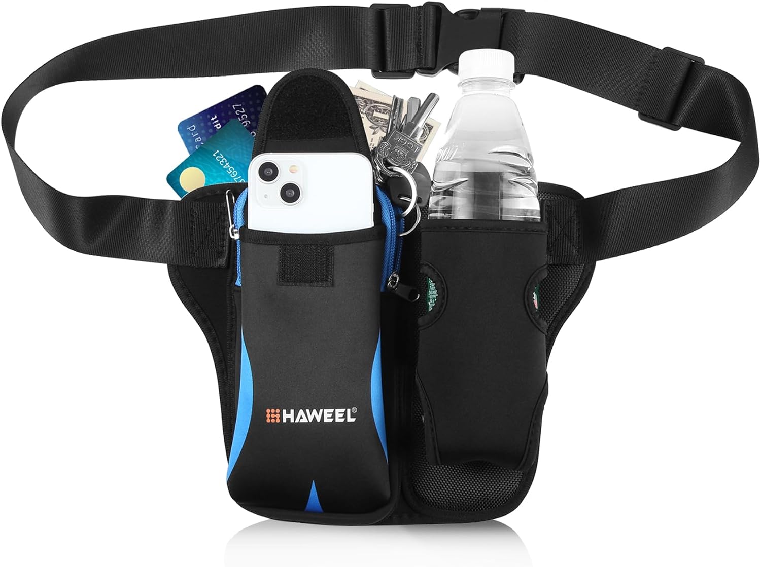 Amazon.com: Running Belt with Water Bottle Fanny Packs for Women and ...