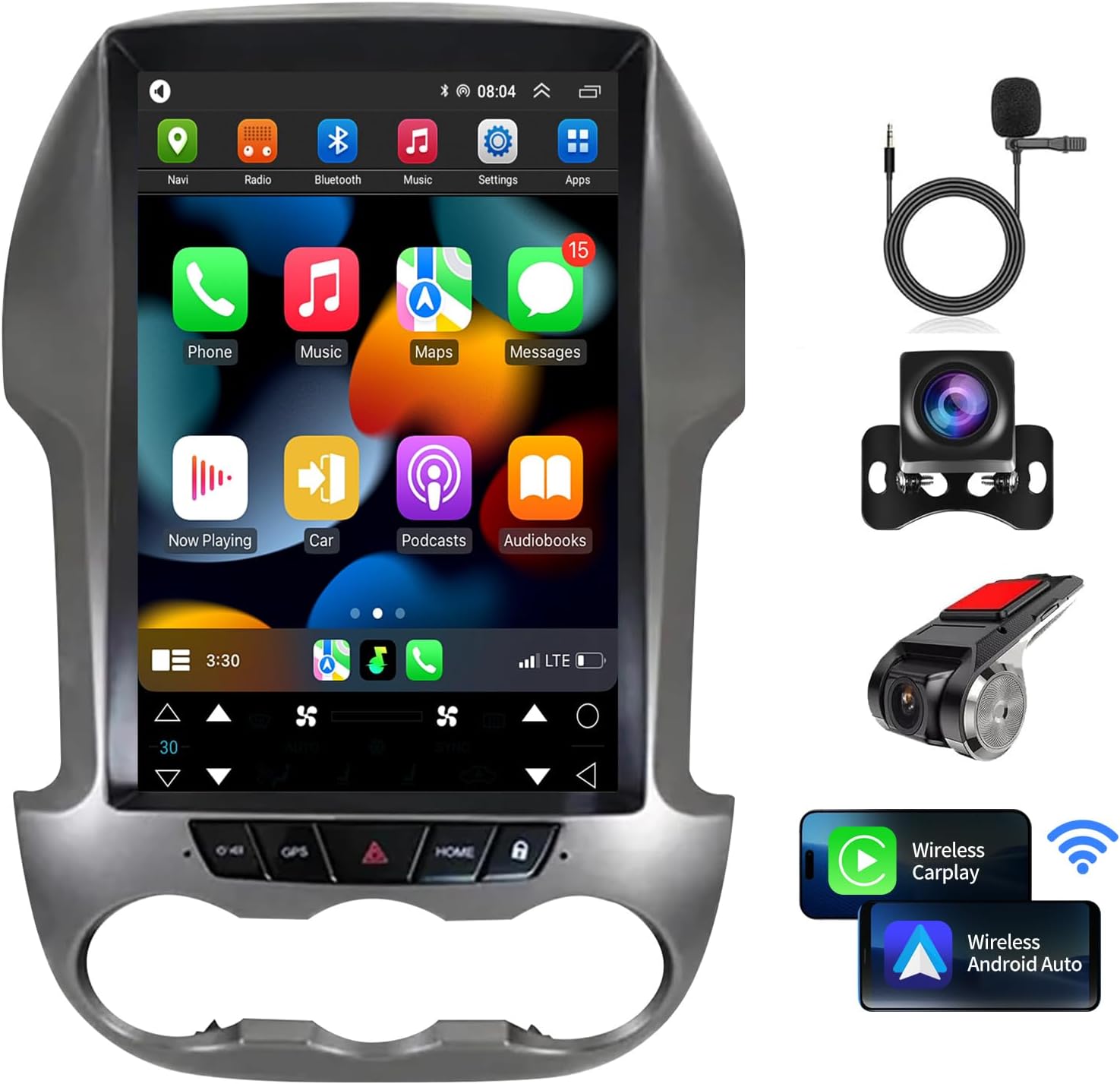 Amazon.com: [2G+64G] Car Radio for Ford Ranger 2011-2015, 9 inch ...