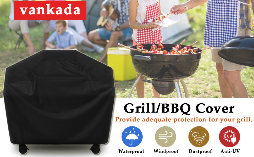 Watch Grill Cover, BBQ Cover 58 inch,Waterproof BBQ Grill Cover on ...