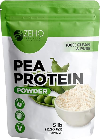Amazon.com: Pea Protein Powder – 5 lb Plant-Based Protein – Isolate ...