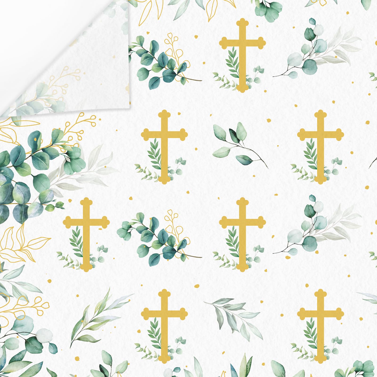 Amazon.com: JarThenaAMCS 60 Sheet First Communion Tissue Paper Greenery ...