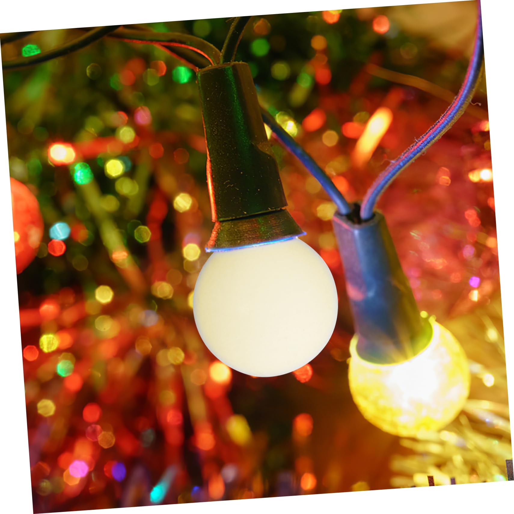 Globe Lights Covers For Christmas