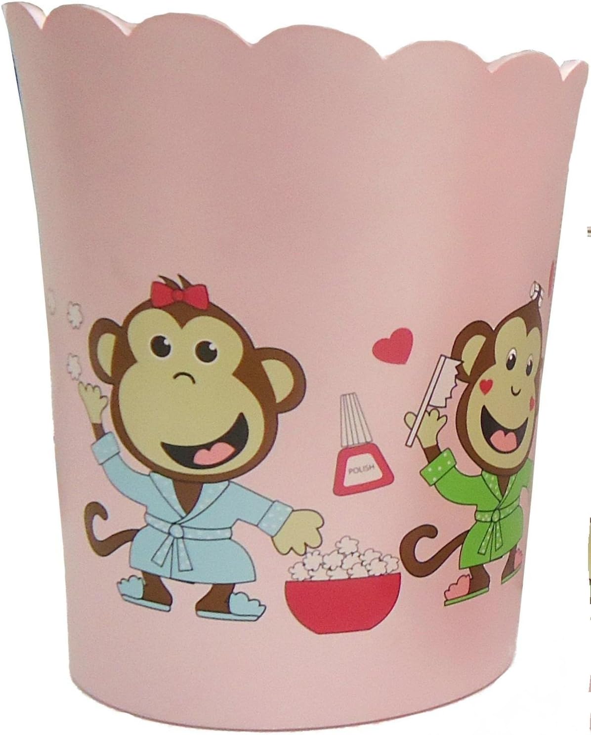 Amazon.com: SAM HEDAYA Slumber Party Waste Basket : Home & Kitchen