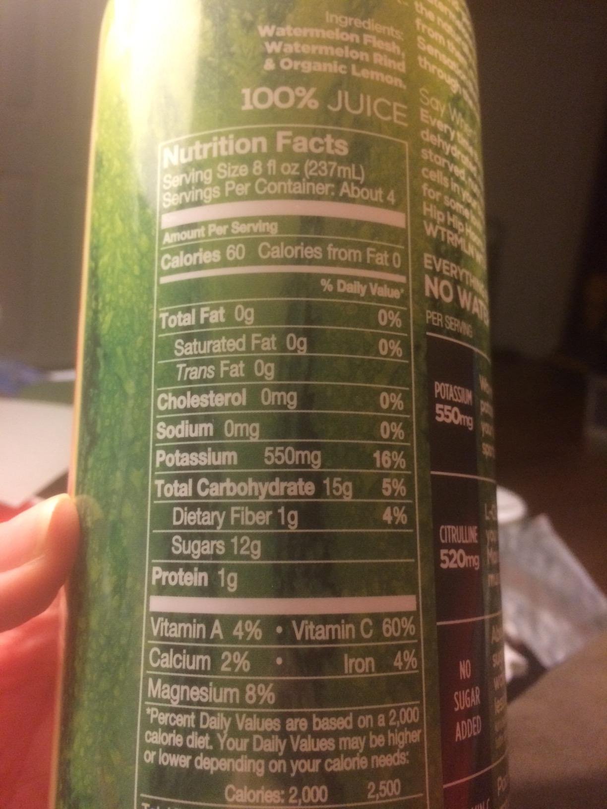 Amazon.com : WTRMLN WTR Original Cold Pressed Juiced Watermelon ...