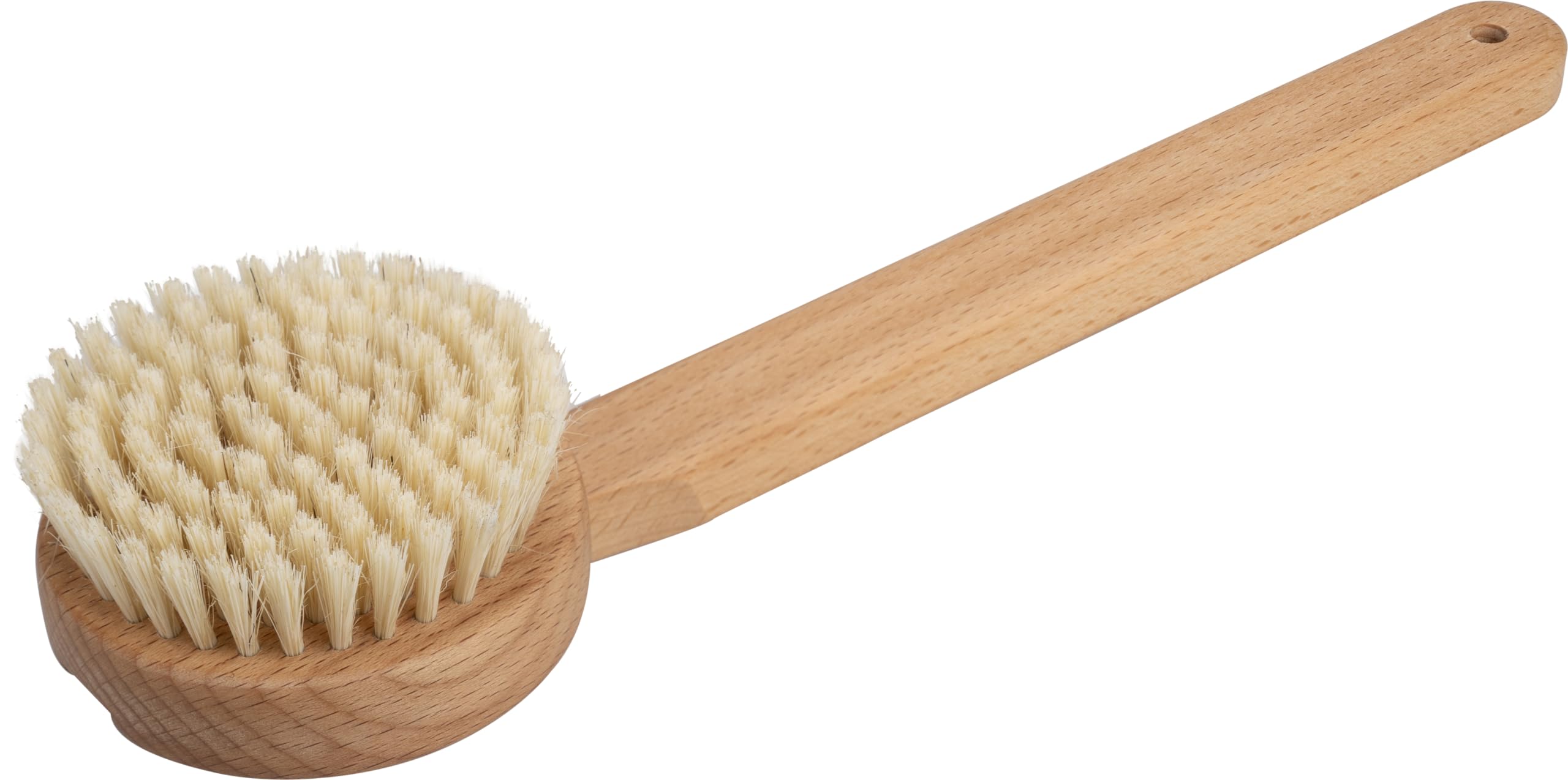 ENA Living Body Brush with Handle | Body Scrubber with Removable Handle ...