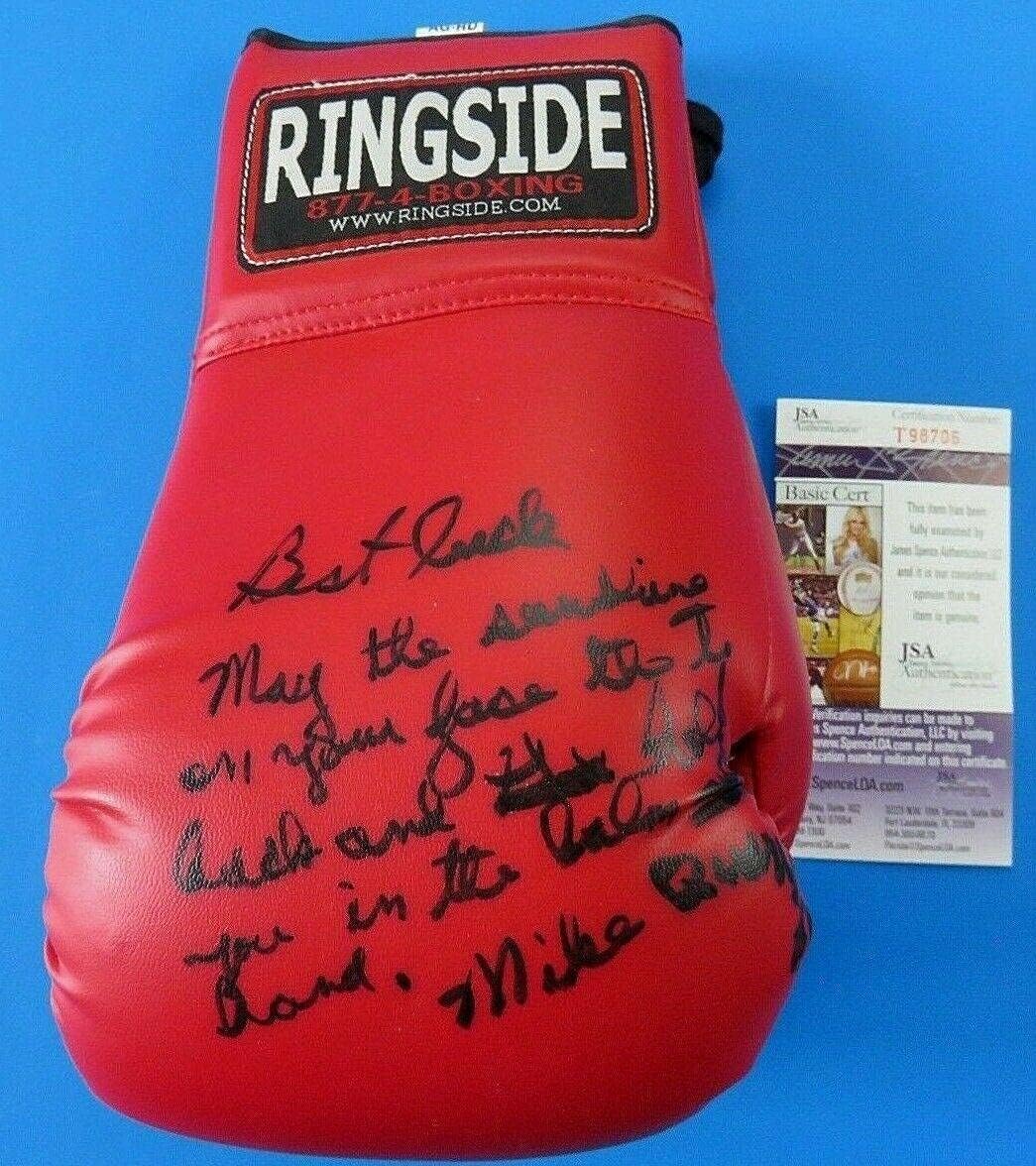 MIKE QUARRY SIGNED 10oz RINGSIDE BOXING GLOVE ~ Rare Autograph ~ JSA ...