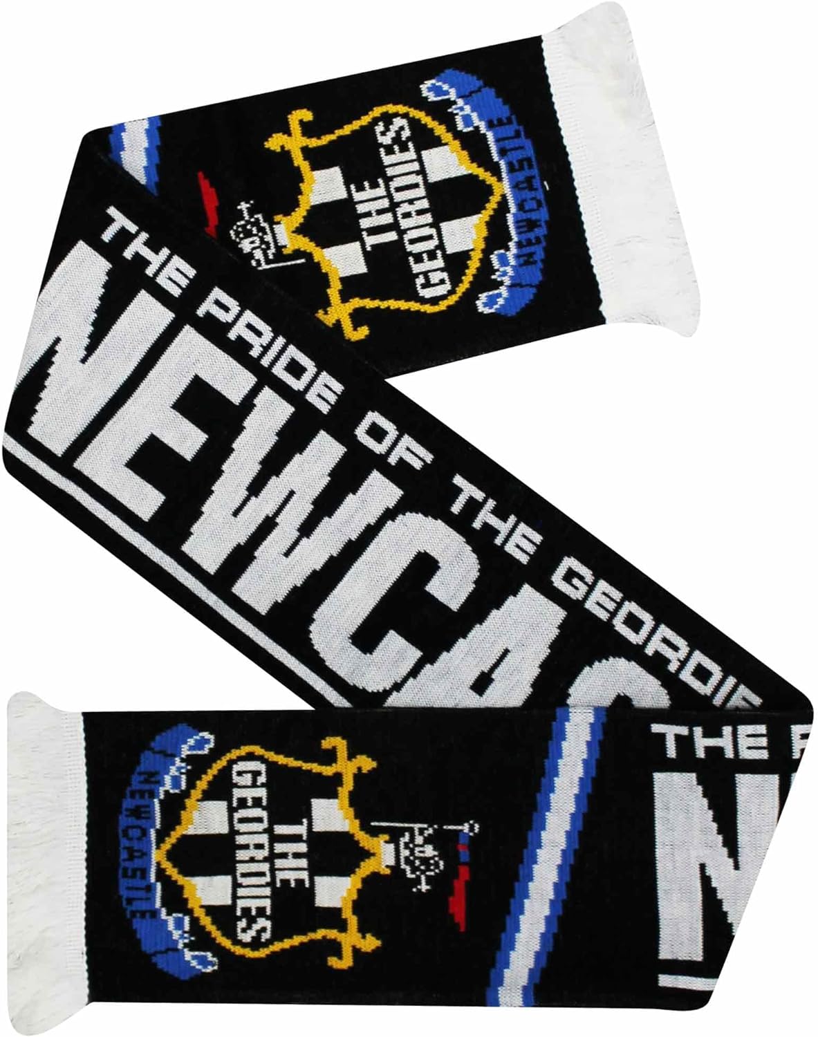 Gifts 4 All Geordie Football Fans Match Day Scarf - Newcastle Toon ...