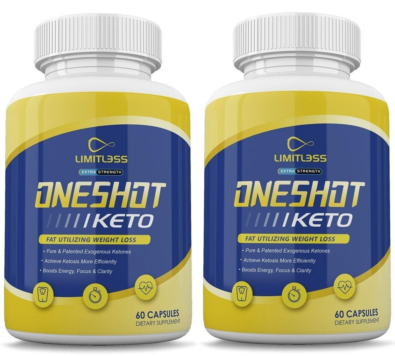 Buy ONE KETO Limitless Extra Strength 120 s - 2 Month Supply Online at ...