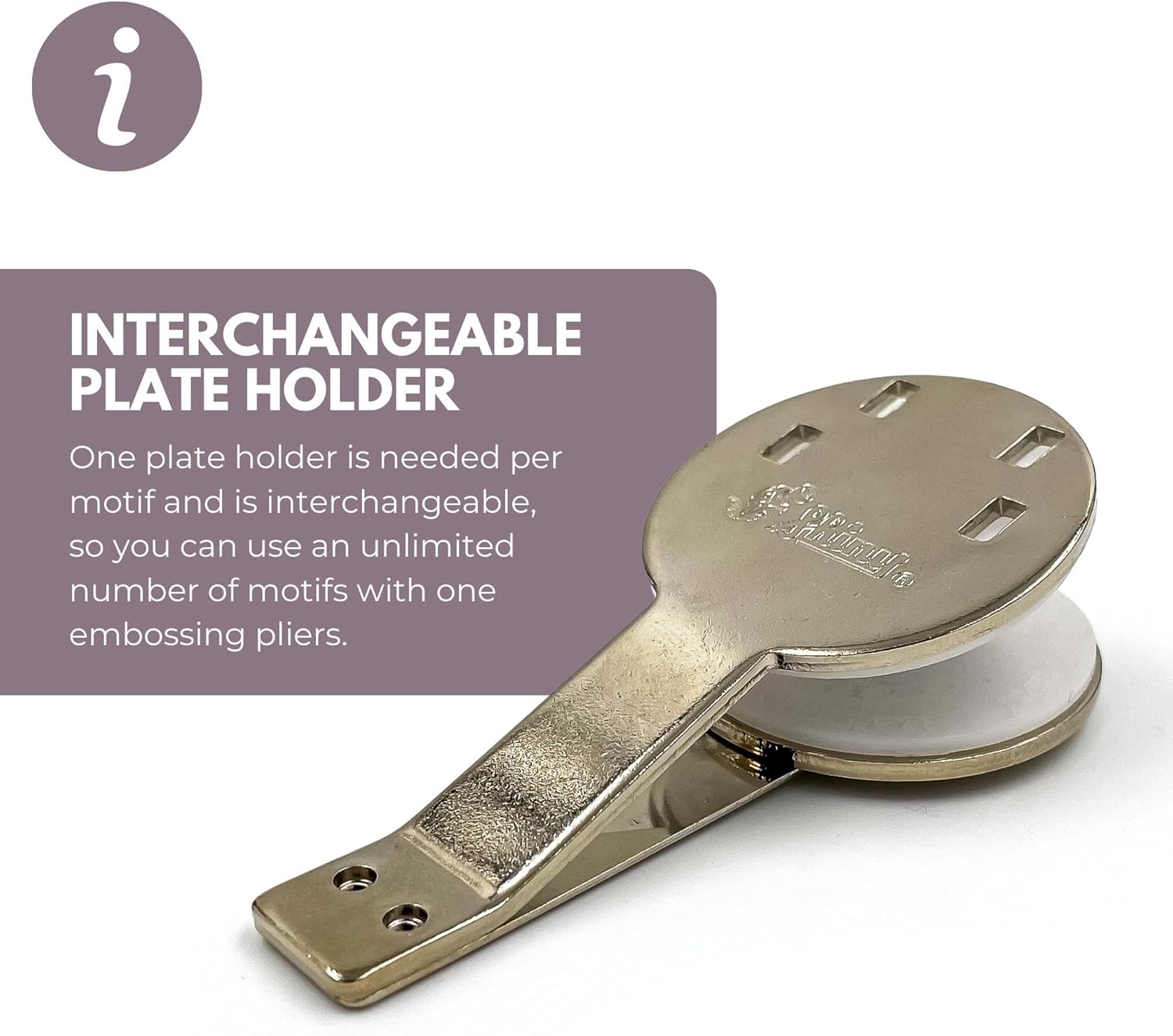 Plate Holder with own Design - Motif Plate Holder for Embossing Stamp ...