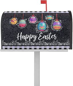 Amazon.com: Easter Mailbox Covers Magnetic Oversized Happy Easter Eggs ...