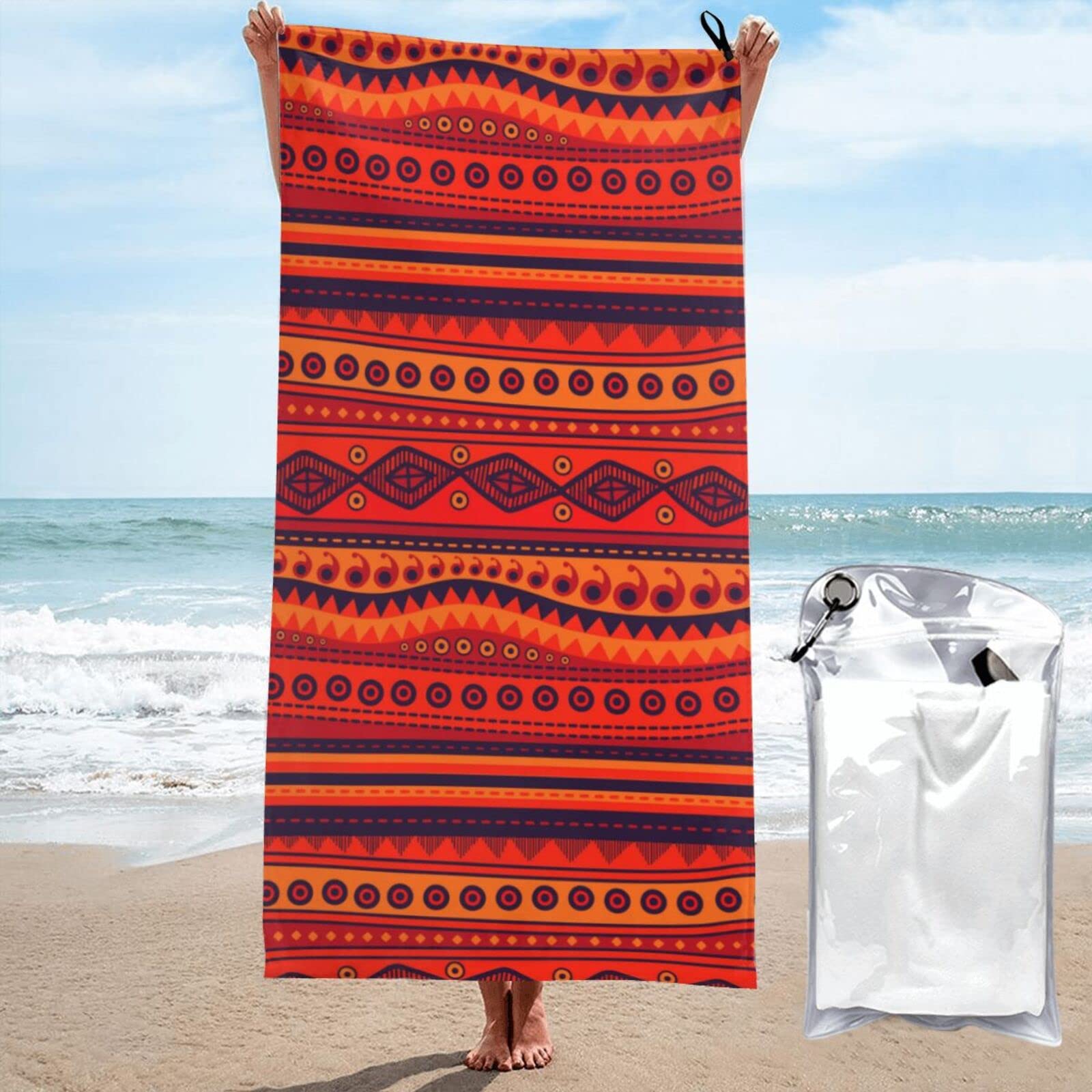 Bright Orange Towels