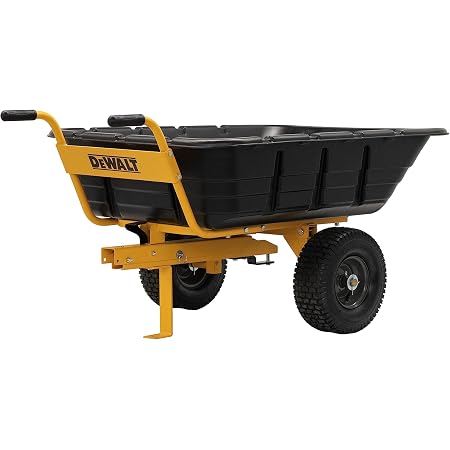 Amazon.com : DEWALT Swivel/Dump Cart - Convertible to Tow/Wheelbarrow ...