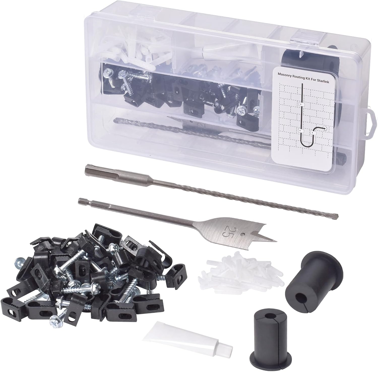 Amazon.com: Starlink Mounting Kit - Cable Routing Kit with 1" Spade ...