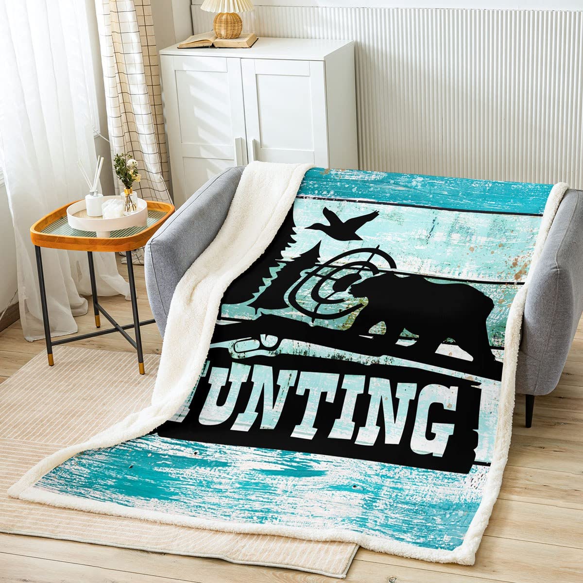 Duck Hunting Print Blanket