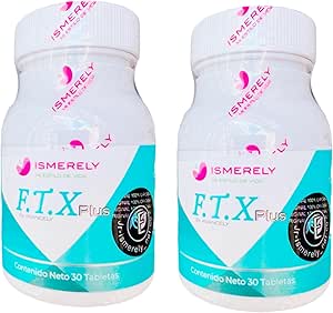 FTX PLUS 2 PACK ISMERELY ORIGINAL sellado 60 caps : Amazon.com.mx ...