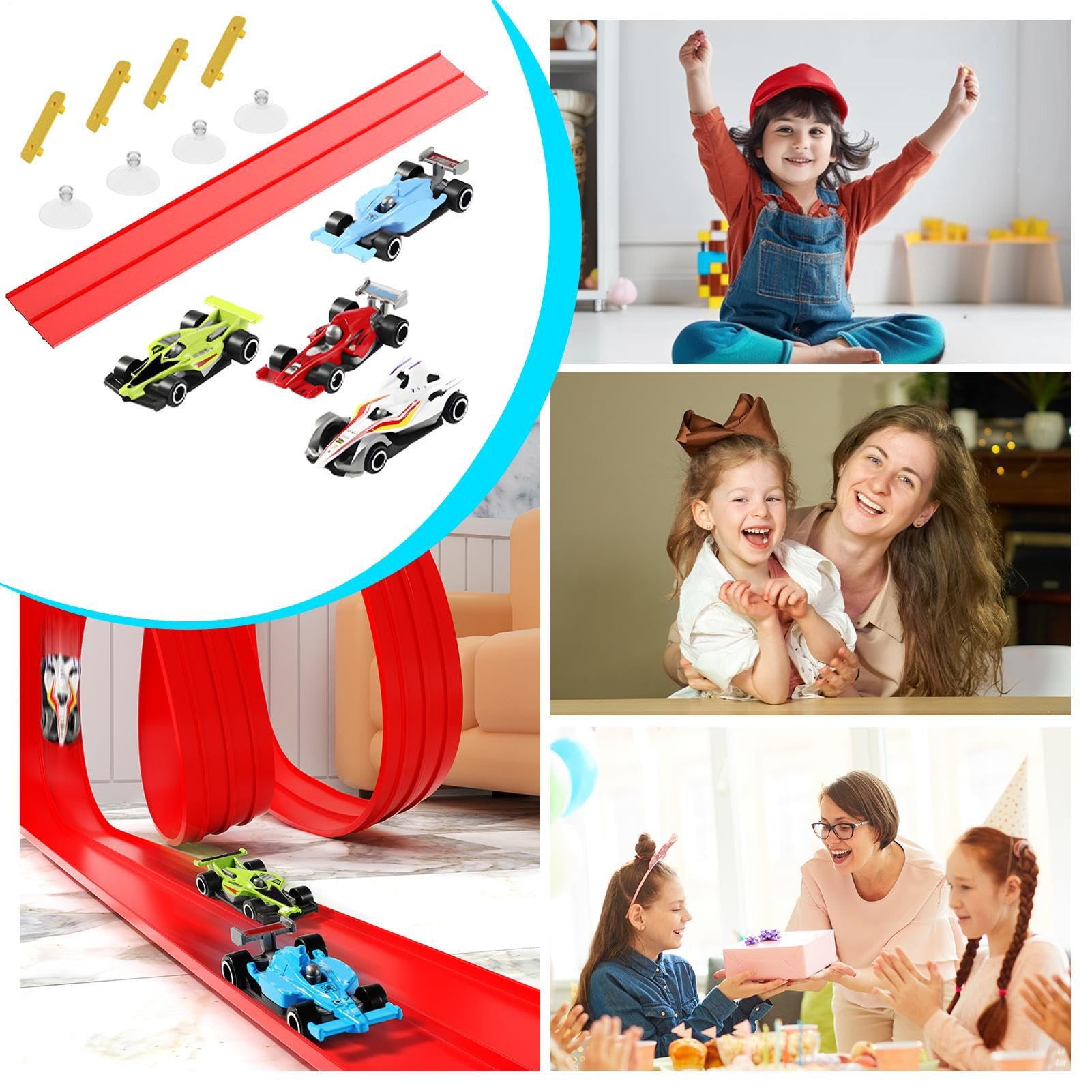 Children's Play Racing Set Aazon.co: EFCRBS 15Ft Flex Track, Flexible ...