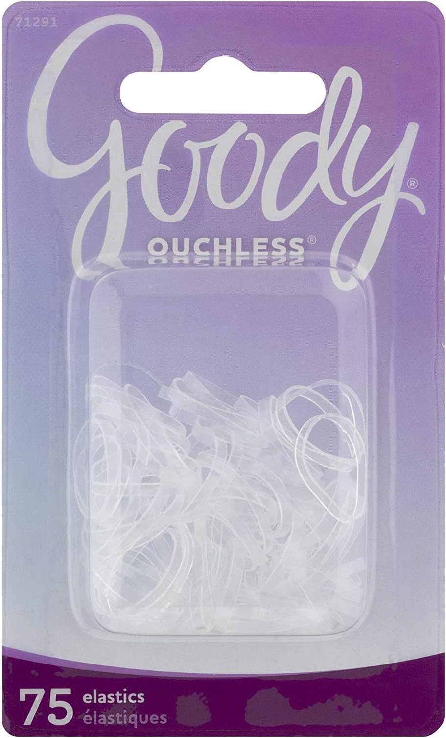 Amazon.com : Goody Mini Polybands, Clear, 75CT : Goody Elastic Band ...