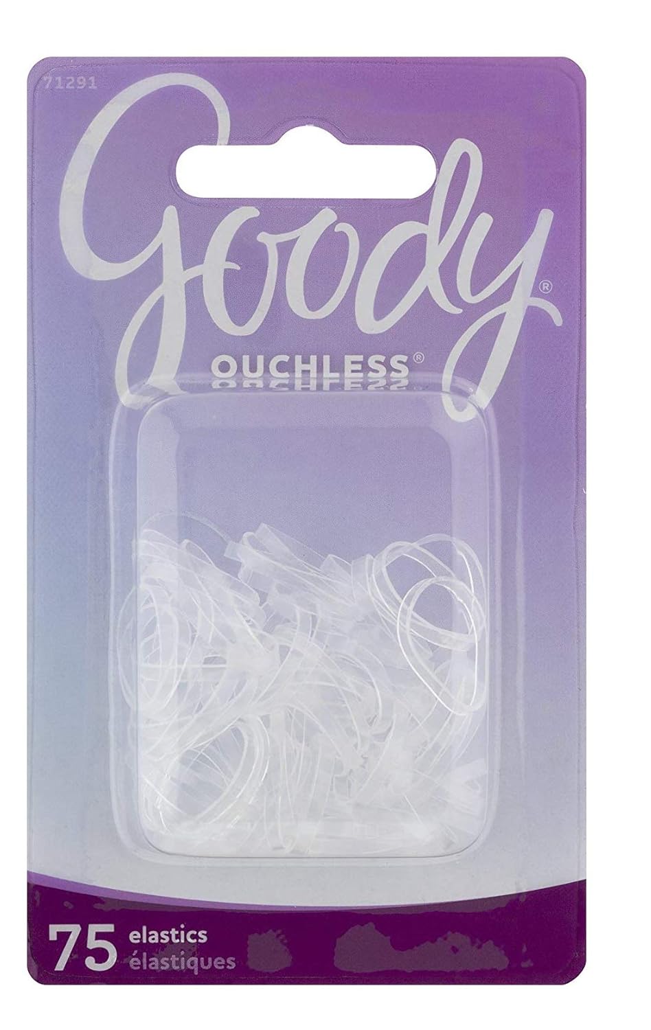 Amazon.com : Goody Mini Polybands, Clear, 75CT : Goody Elastic Band ...