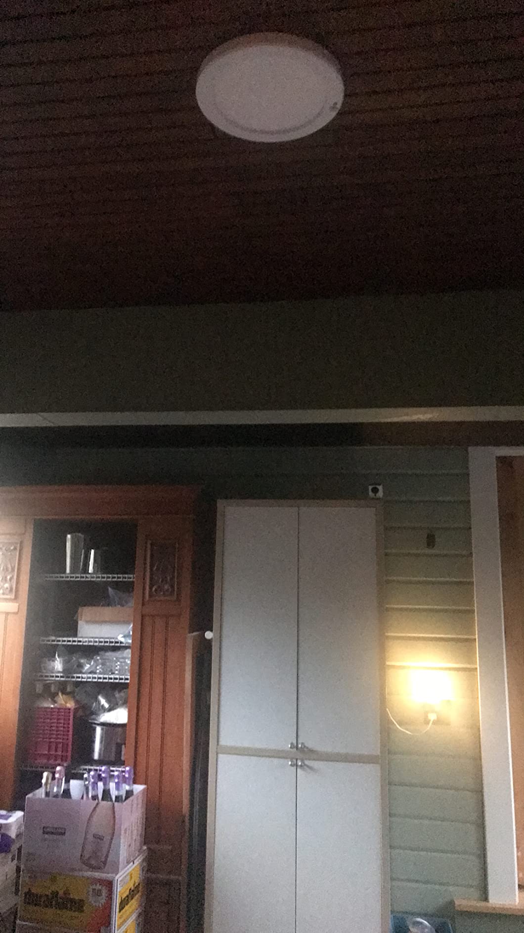 Leviton 9866-BOW, White 8" LED Downlight with Motion Sensor - Amazon.com