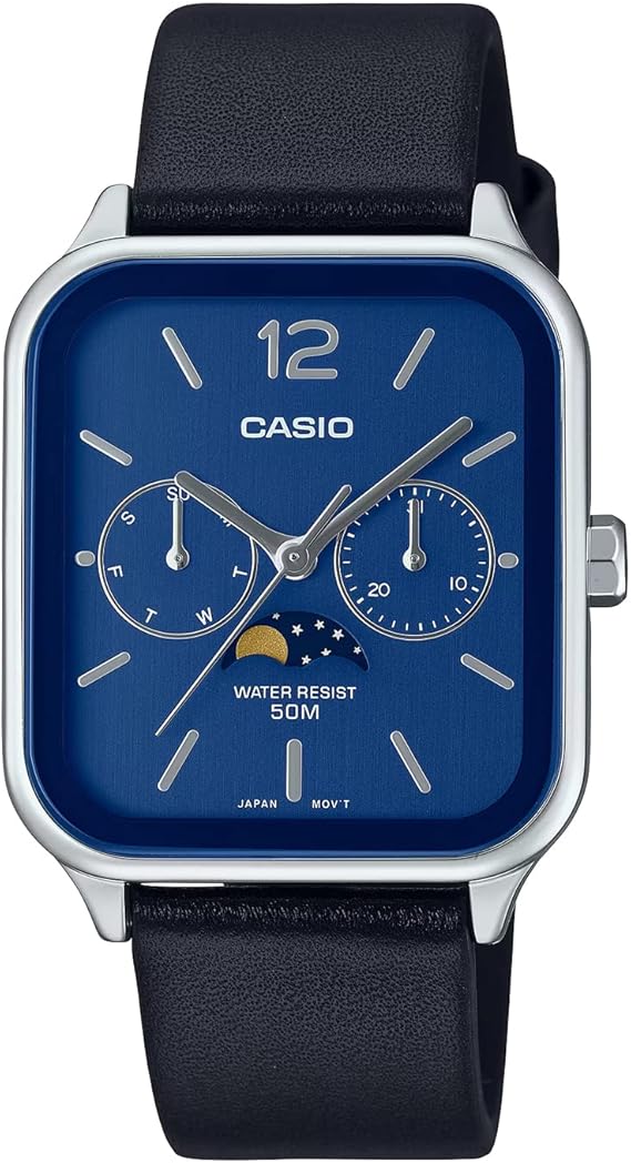 Amazon.co.jp: Casio MTP-M305 Series Standard Moon Phase Analog Men's ...