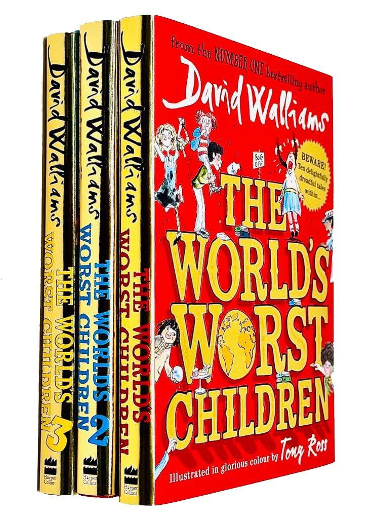David Walliams Worlds Worst Children Collection 3 Books Set: Amazon.co ...
