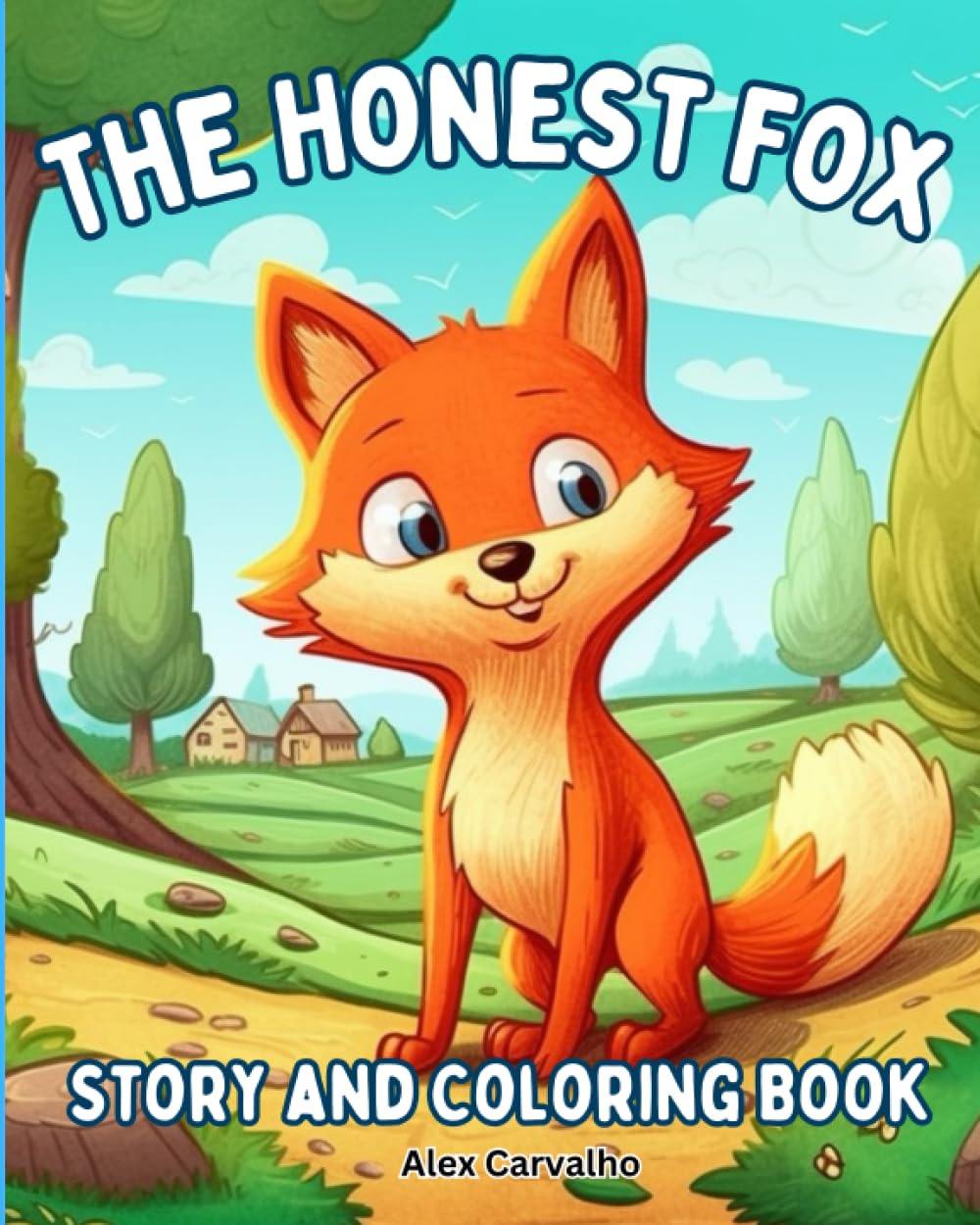 The Honest Fox Story and Coloring Book: Fun Interactive Story Book ...