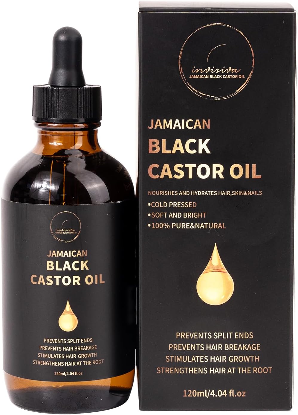 Amazon.com : Jamaican Black Castor Oil - 32 OZ 100% Pure, Organic, Cold ...