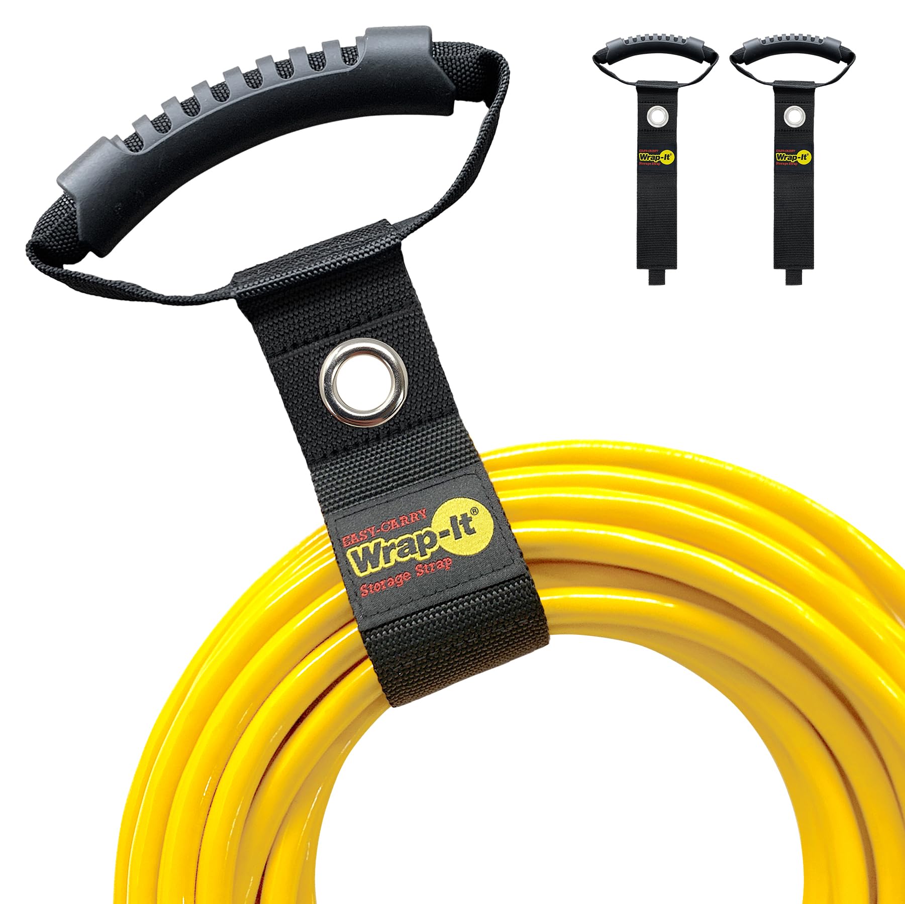 Amazon.com: Easy-Carry Wrap-It Storage Straps - 17" (2-Pack) Black with ...